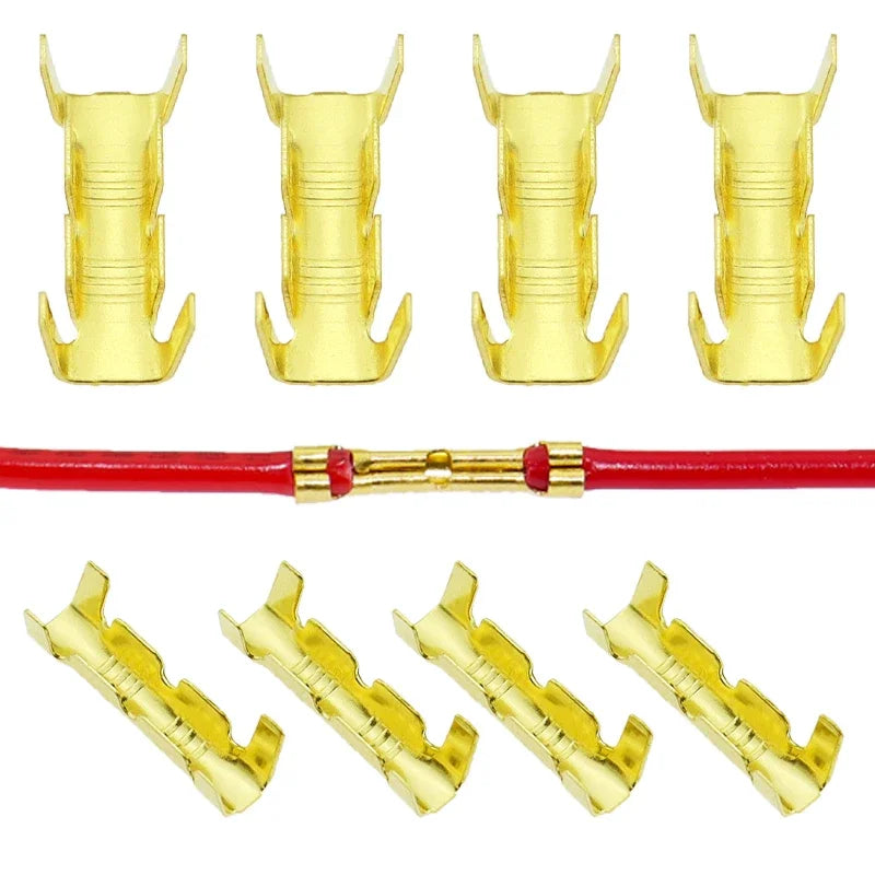 100pcs 453 U-shaped Terminal Wire Quick Connector Terminal Small Tooth ...