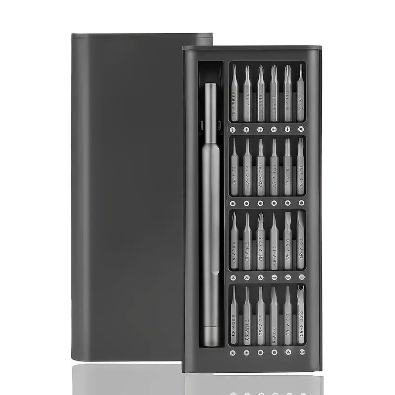 Magnetic Precision Screwdriver Set, 25 In 1 With 24 Piece Mini Pocket ...