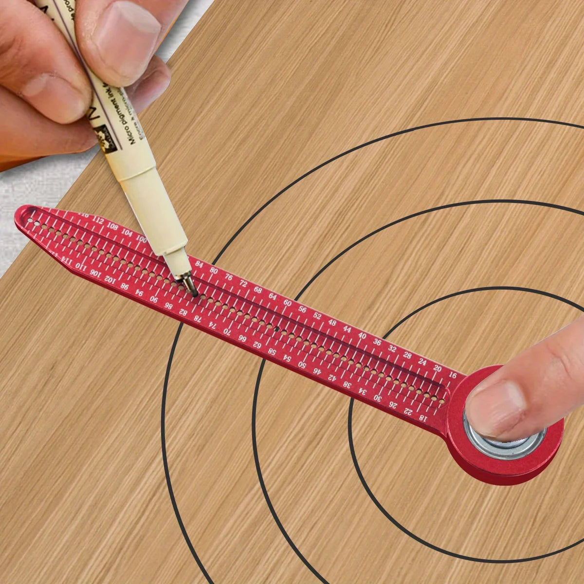 Woodworking Scribe Gauge Carpentry Circular Drawing Compass Carpentry ...
