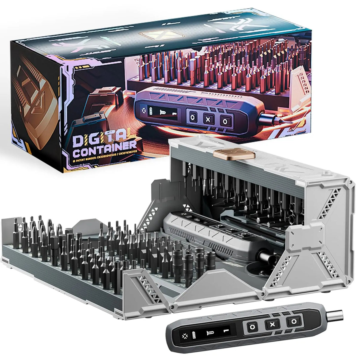 JAKEMY JM-8193 180-in-1 Electric Mini Precision Screwdriver Toolkit Mu ...